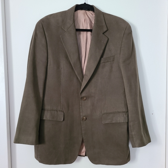 Chaps | Suits & Blazers | Chaps Faux Suede 2 Button Sports Coat 38r ...
